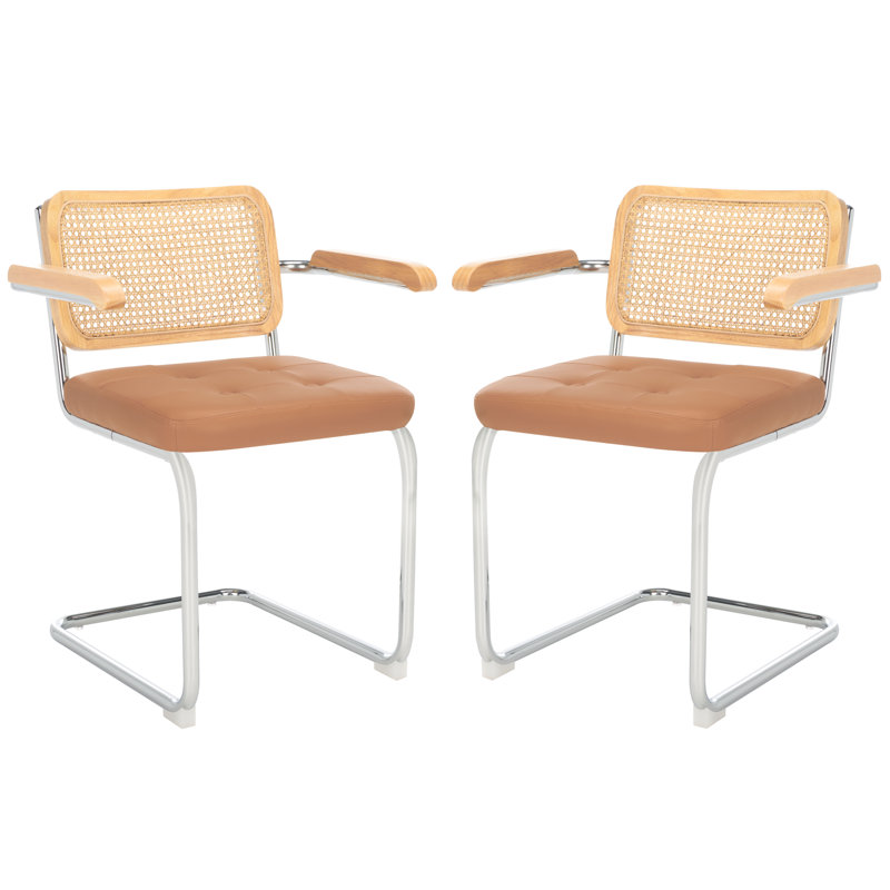 Bay Isle Home Aliany Tufted Faux Leather Upholstered Armchair | Wayfair