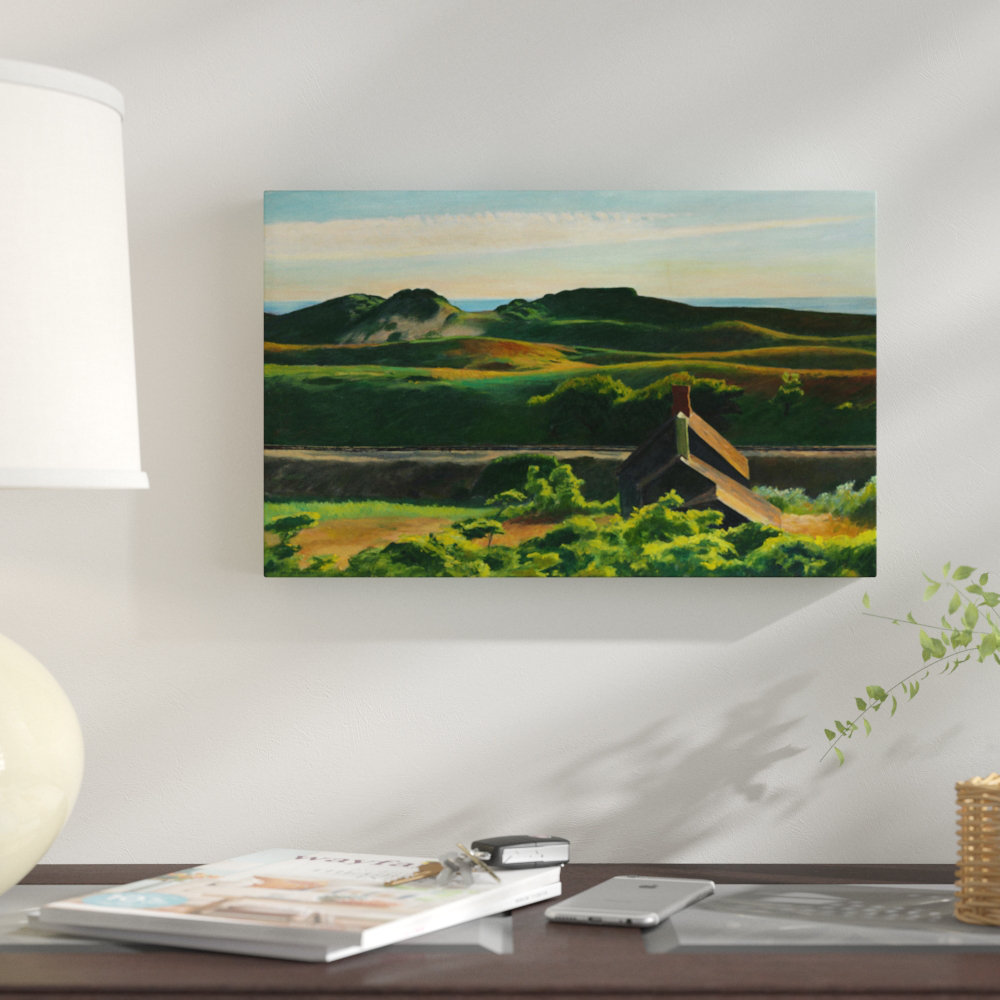 Vault W Artwork 'Hills, South Truro, 1930' by Edward Hopper Graphic Art ...