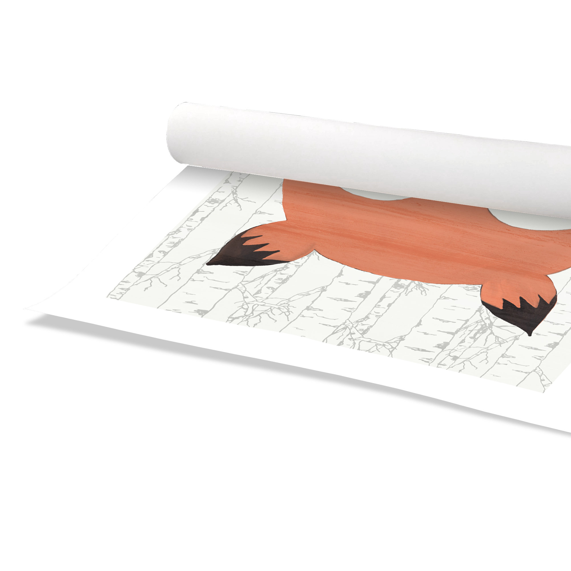 Casa Fine Arts Juvenile 'Woodland Friends 2' Paper Print | Wayfair