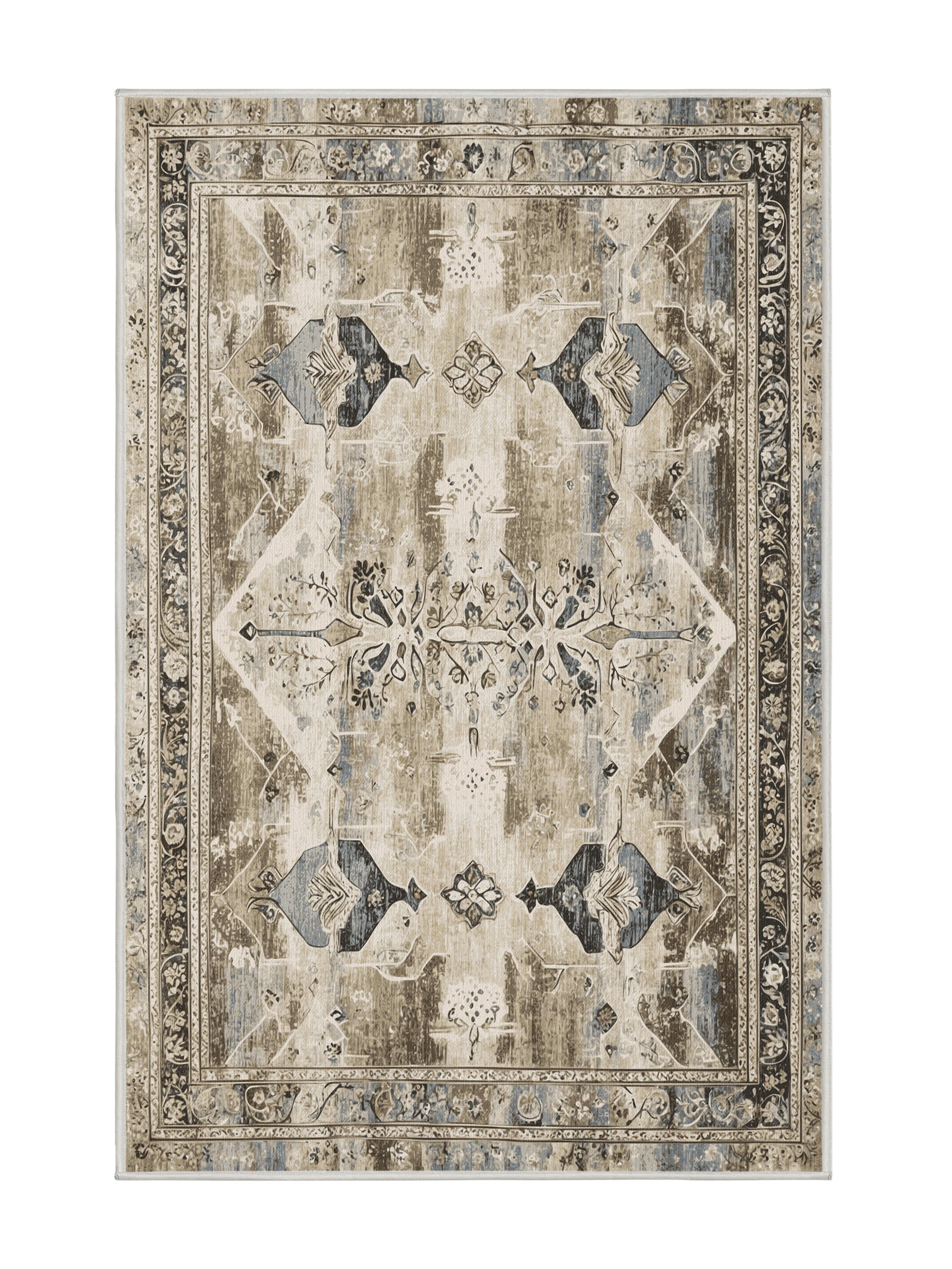 Bungalow Rose Opulent Mosaic Rug | Wayfair