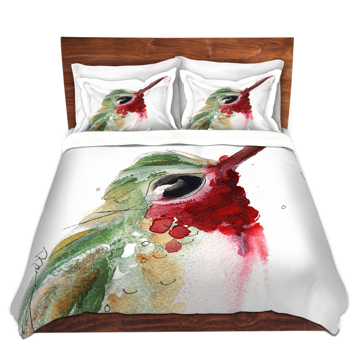 DiaNoche Designs Broadtail Hummer Duvet Cover Set | Wayfair