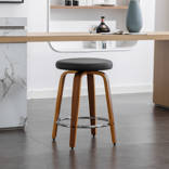 Latitude Run® Huntoon Upholstered Counter Stool with Metal Frame ...