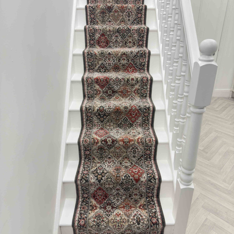 Rosalind Wheeler Heirloom Abbey / Multi Stair Runner – Smooth ...