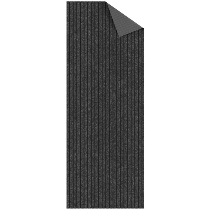 Ottomanson Stepwell Collection Utility Ribbed Garage Mat/Patio/Long ...
