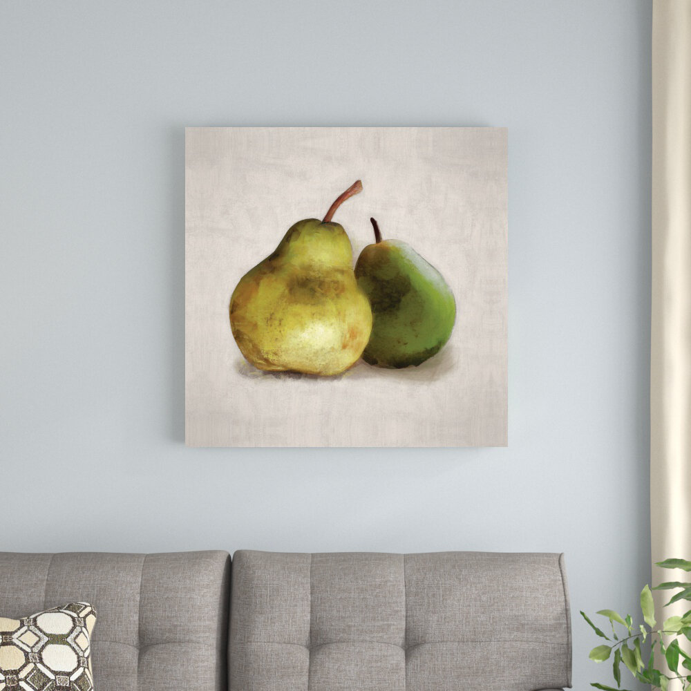 Winston Porter Pair Of Pears Print On Canvas - Wayfair Canada