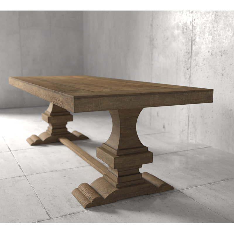 Gracie Oaks Vernet Solid Wood Dining Table | Wayfair