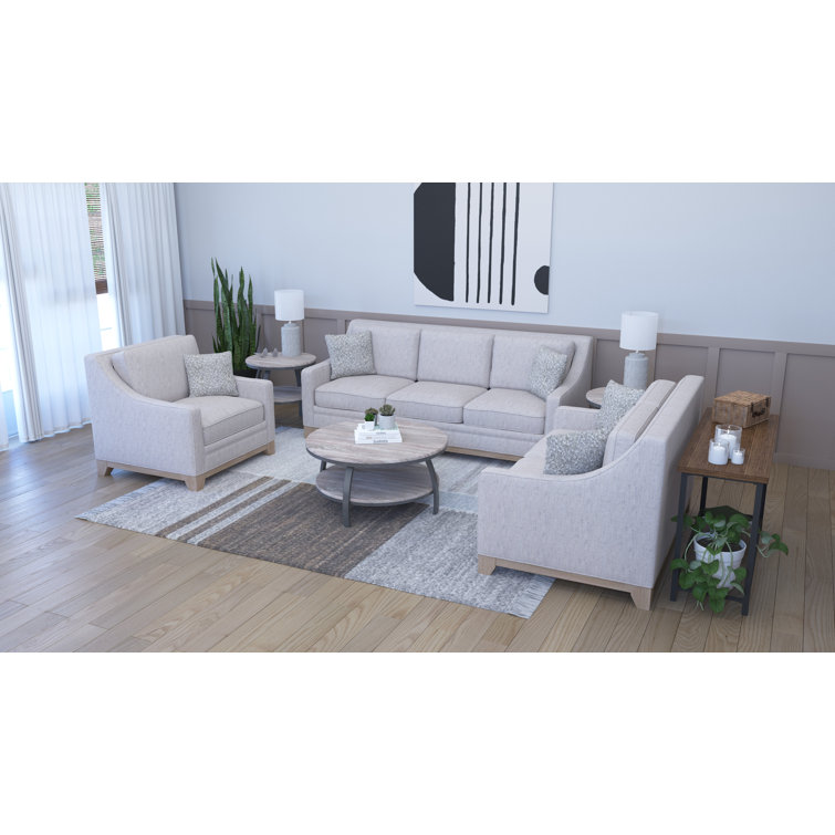 Hokku Designs Oveda 3-piece Living Room Set & Reviews | Wayfair