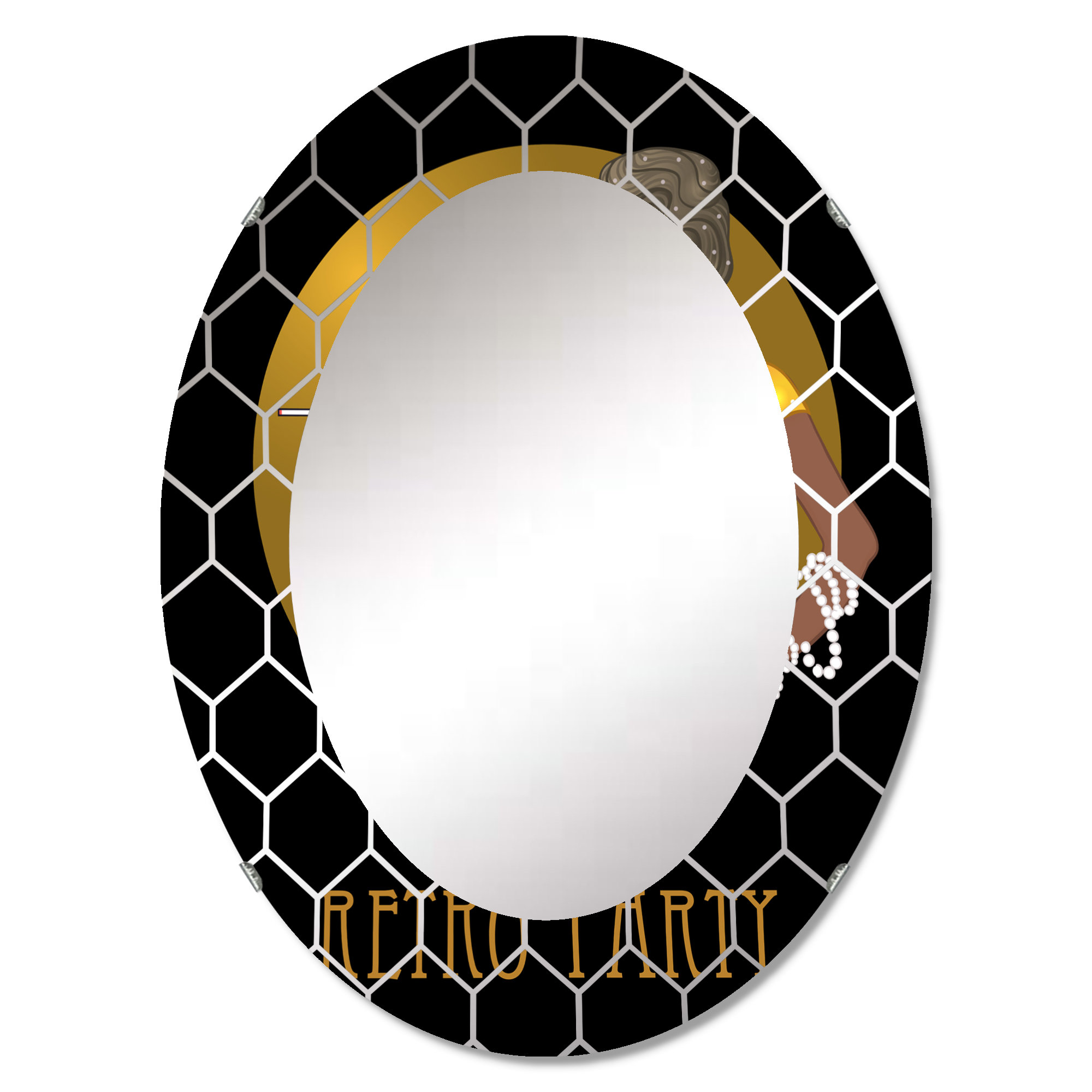 East Urban Home Retro Fashion Glamour African American Woman - Modern ...