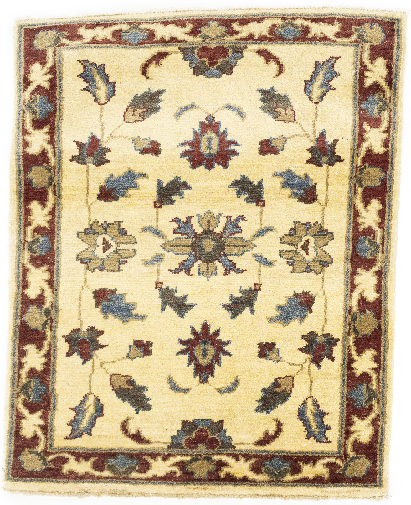 ADMINRUGS Cream Traditional 2X3 Peshawar Oriental Area Rug | Wayfair