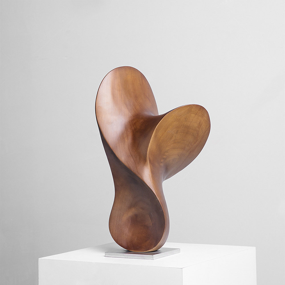 FOLVOJ Creative abstract wood sculpture art hotel model room porch wood ...