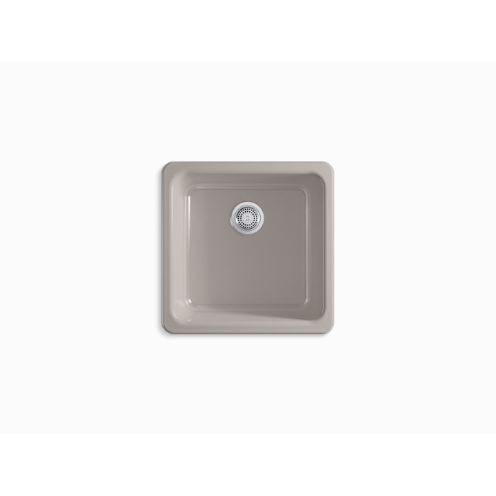 Kohler Iron/Tones 21 In. Top-/Undermount Single-Bowl Bar Sink | Wayfair