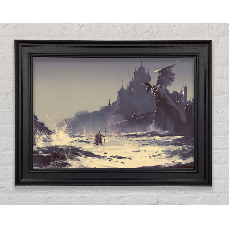 Union Rustic Mage Fighting The Beast - Single Picture Frame Art Prints ...