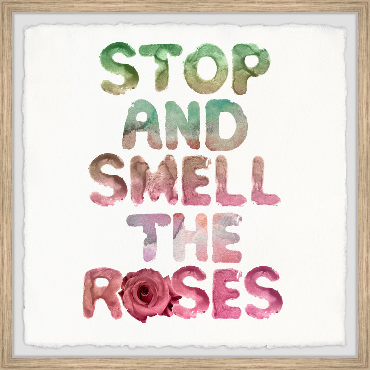 Stop Smell Roses II - Picture Frame Print(Similar to the photo)