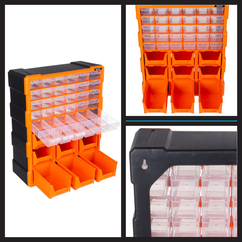 Stalwart Storage Drawers - Screw Organizer, Craft Cabinet -Garage ...