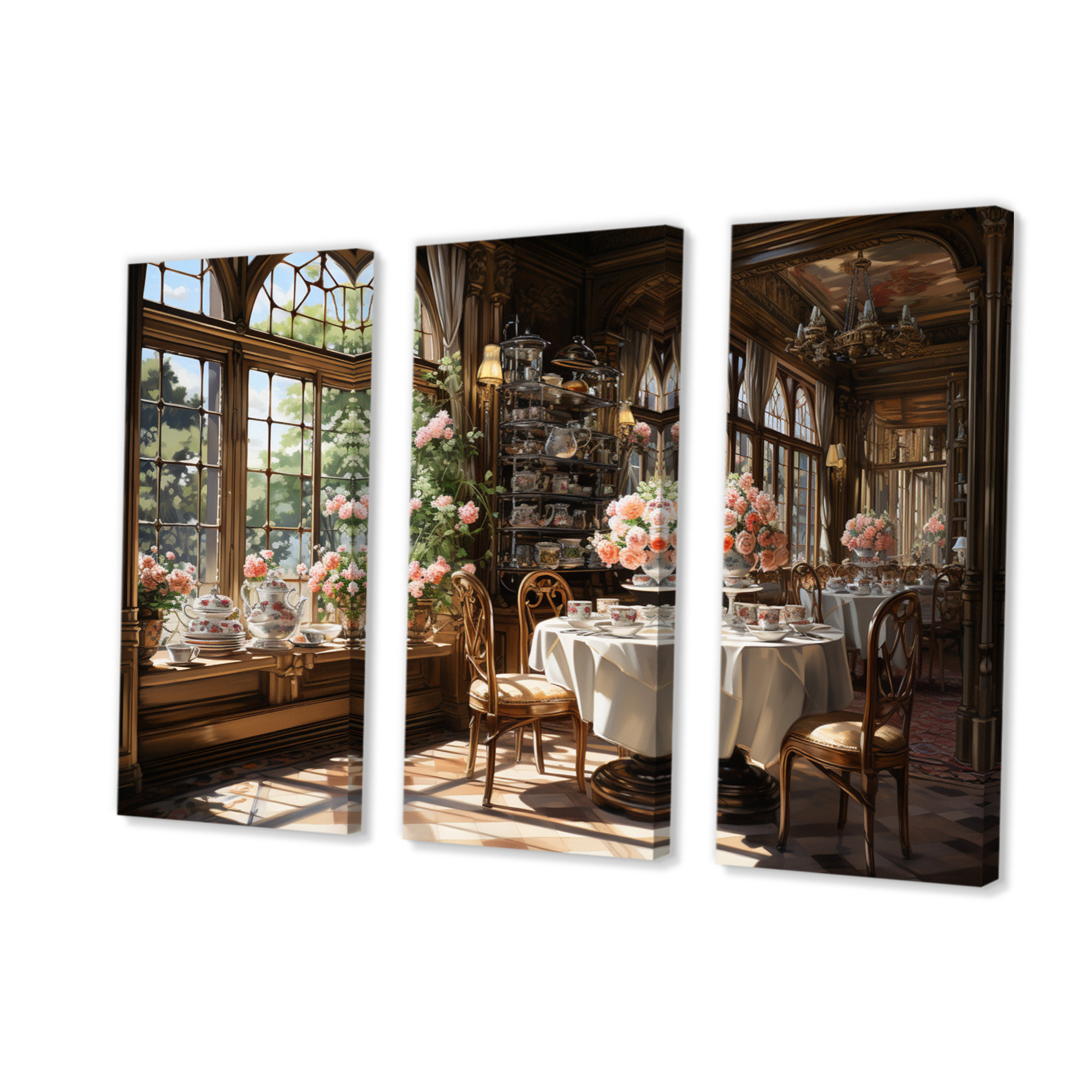Charlton Home® Country Clubs Afternoon Tea II - Country Clubs Wall Art ...
