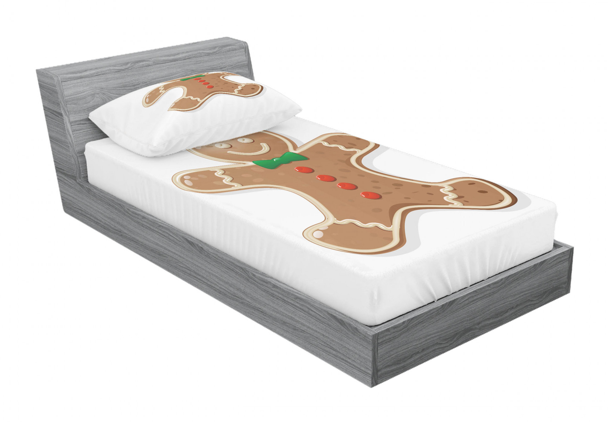 Ambesonne Gingerbread Sheet Set | Wayfair