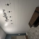 Steelside™ Alezzi 48" Wide Rustic Industrial Solid Wood and Metal Frame ...