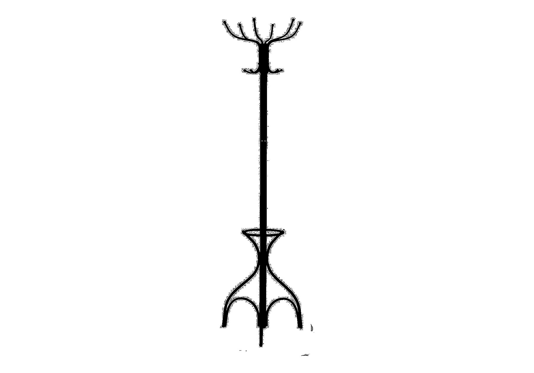 Winston Porter Versatile Free Standing Hall Tree With Umbrella Holder ...