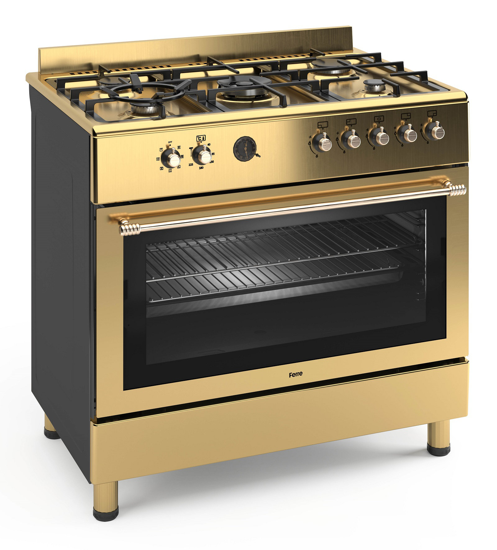 Astoria Grand Ferre 90cm Dual Fuel Range Cooker With Double Turbo Fan ...