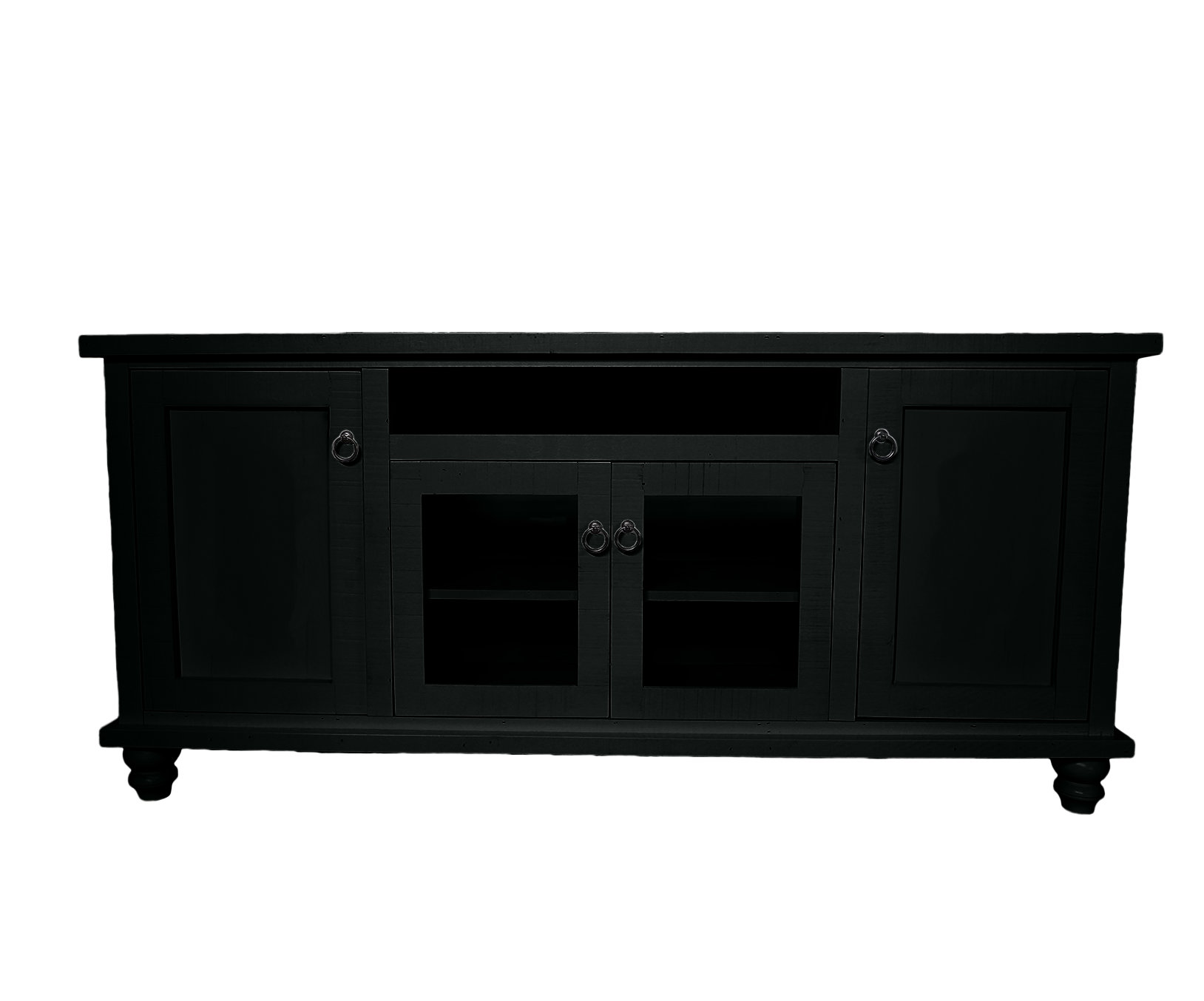 Canora Grey Touber Solid Wood One-Piece Storage Credenza | Wayfair