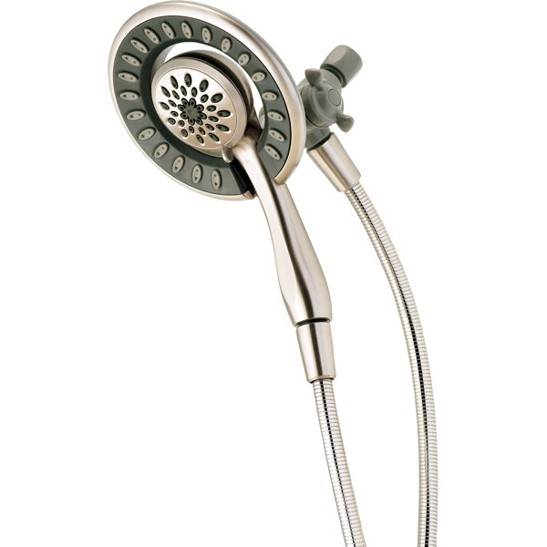 Delta Multi Function Dual Shower Head with In2ition Shower & Reviews ...