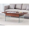 Ebern Designs Multifunctional Lift Top Coffee Table with Dark Wood ...