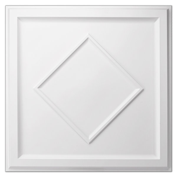 Art3d 23.6'' L x 23.6'' W Matte PVC Ceiling Tile & Reviews | Wayfair