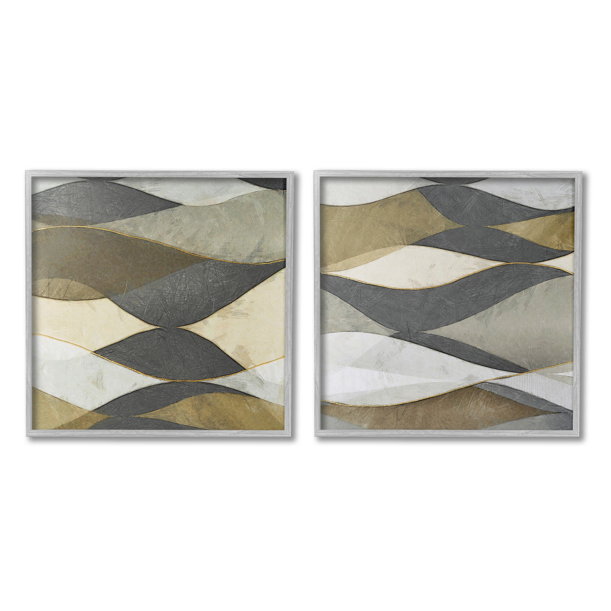 Wrought Studio™ " Contemporary Layered Waves Single Picture Frame " by ...