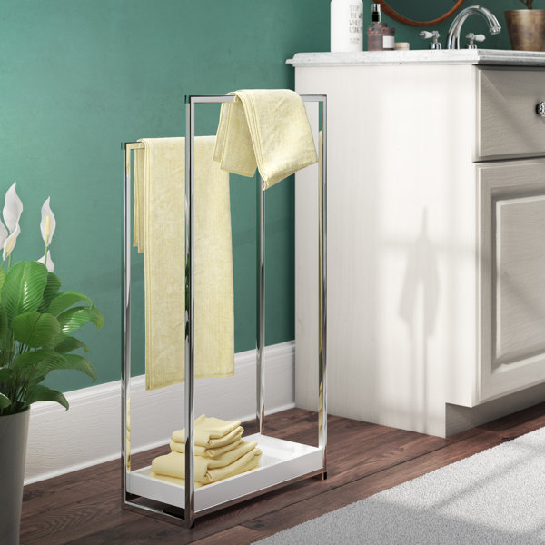 Free Standing Towel Bars, Racks, and Stands You'll Love | Wayfair
