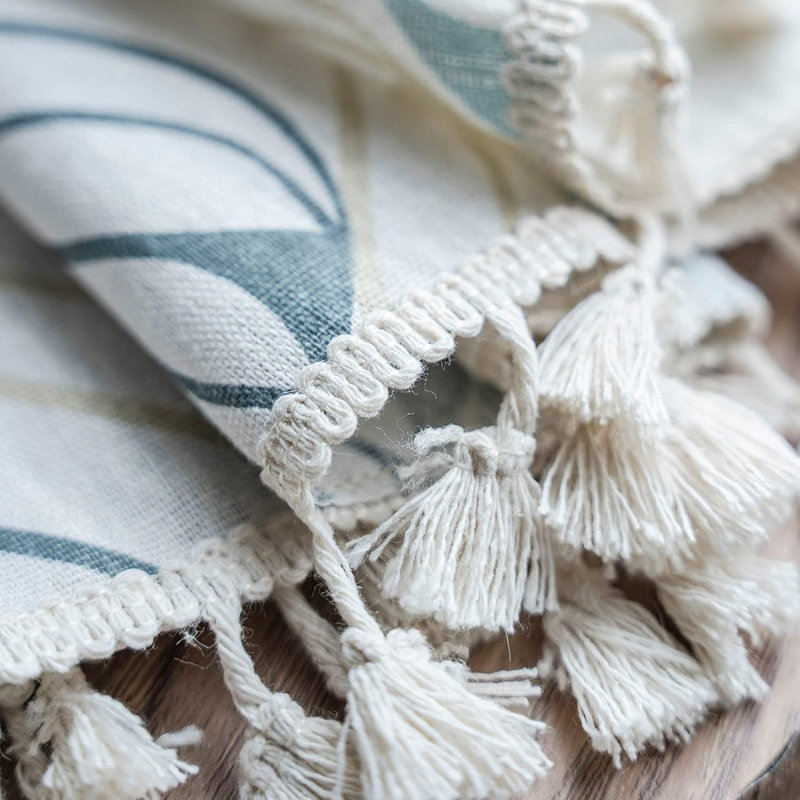 Red Barrel Studio® Lilyana Boho Curtains 2 Panels Leaf Semi Sheer ...