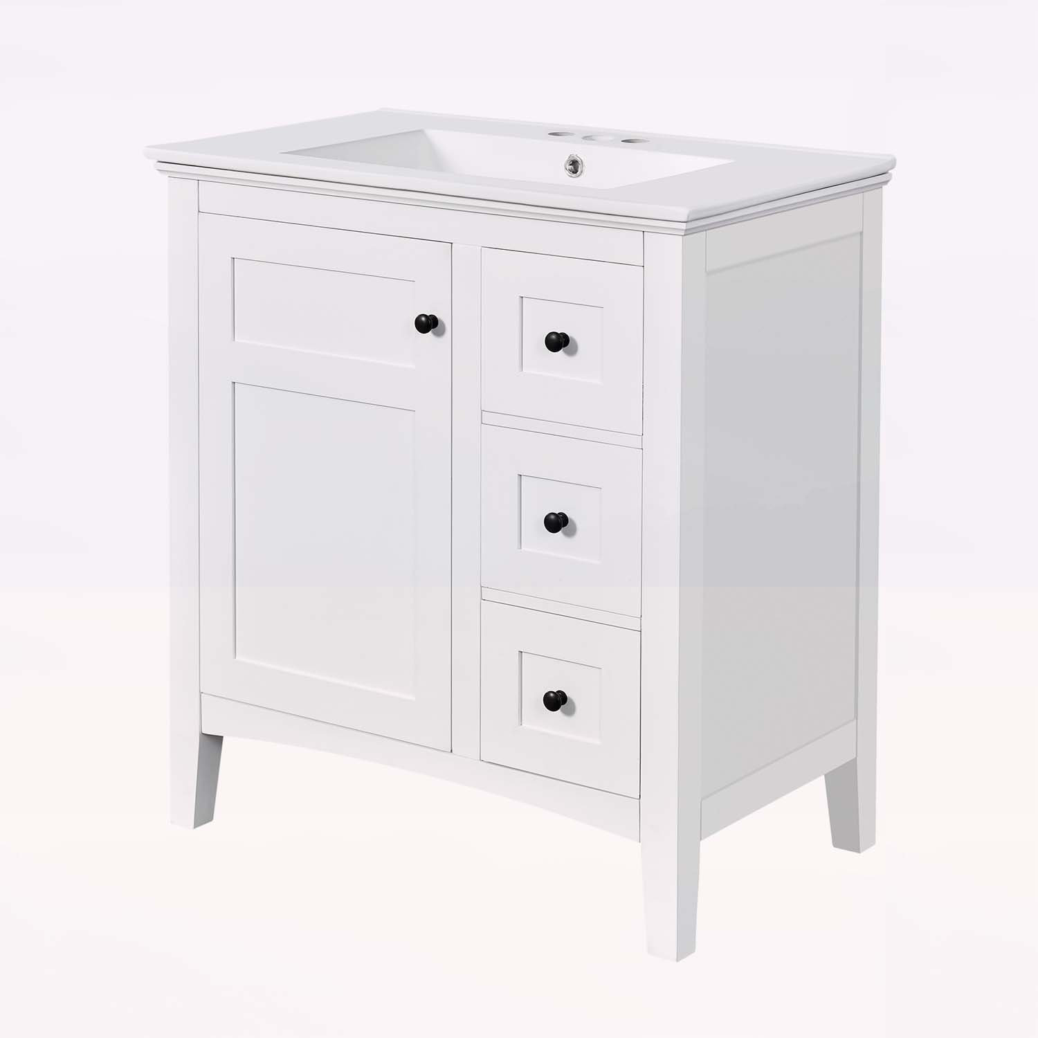 Wildon Home® Modern Bathroom Storage Cabinet with Premium Features for ...