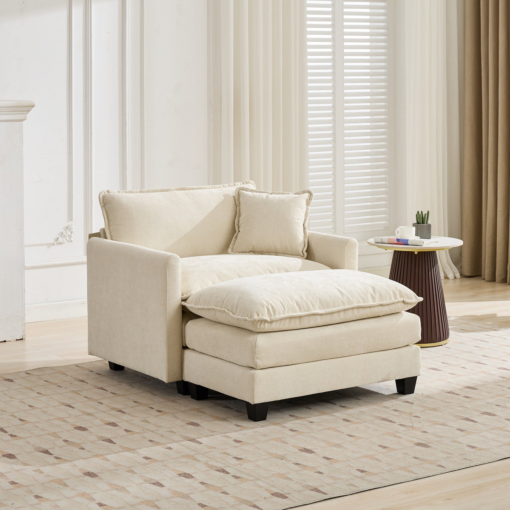Wrought Studio™ Cloud Sofa One Seat (Armrests Are Not Included ...