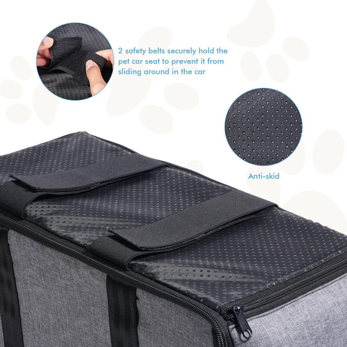 Ikkle Center Console Dog Car Seat, Portable & Comfortable Dogs Armrest ...