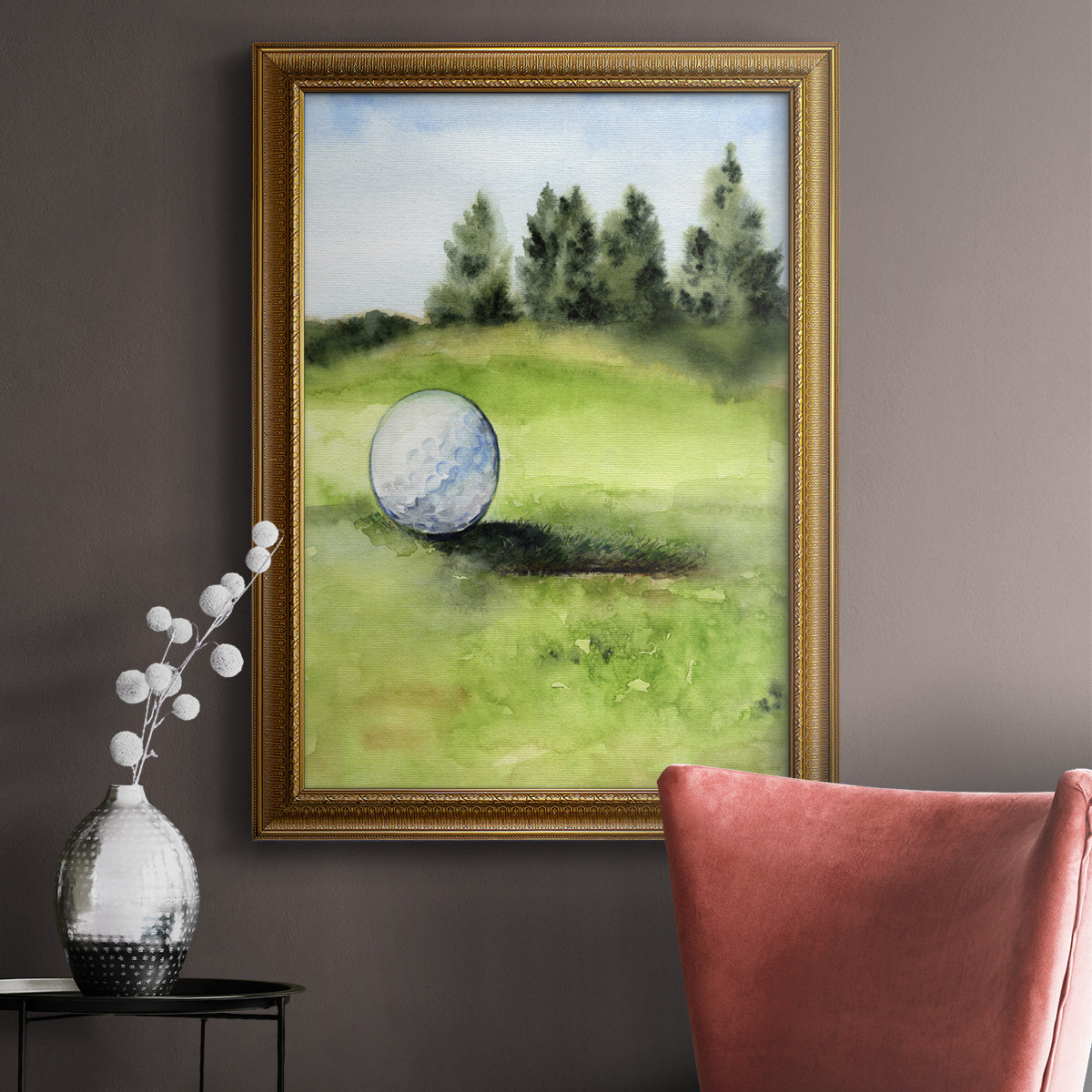 Loon Peak® Tee Off Time II Premium Framed Canvas- Ready To Hang | Wayfair