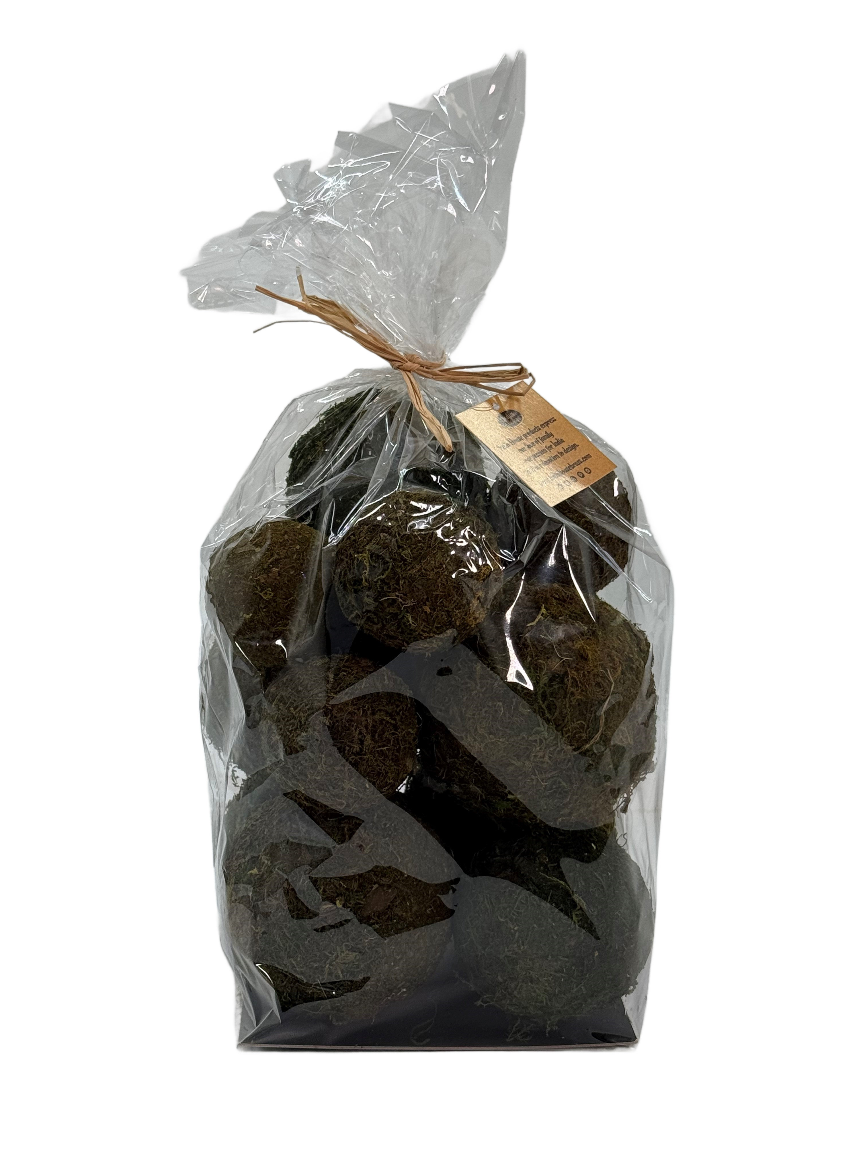 Loon Peak® Dried Moss Orbs Bag 12Pc Green | Wayfair
