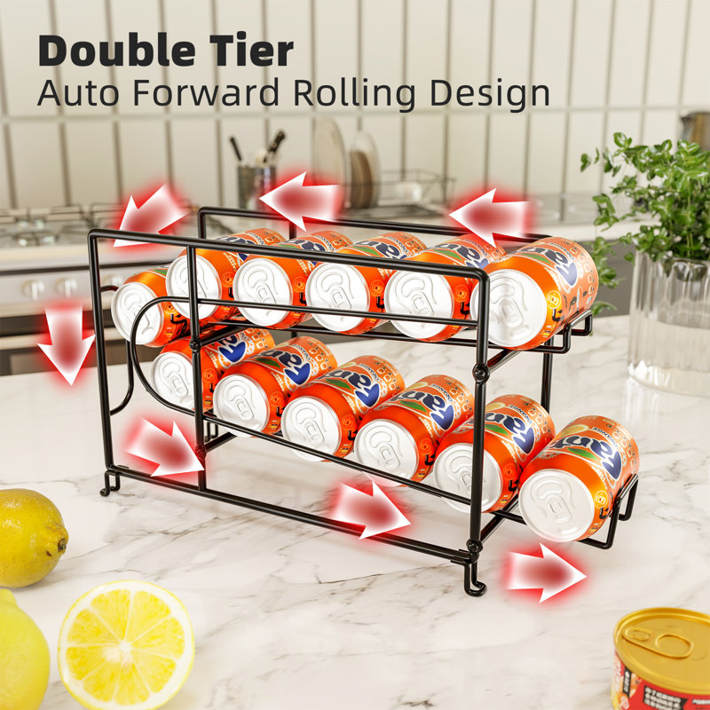 Rebrilliant Margueriette Stackable Beverage Soda Can Dispenser ...