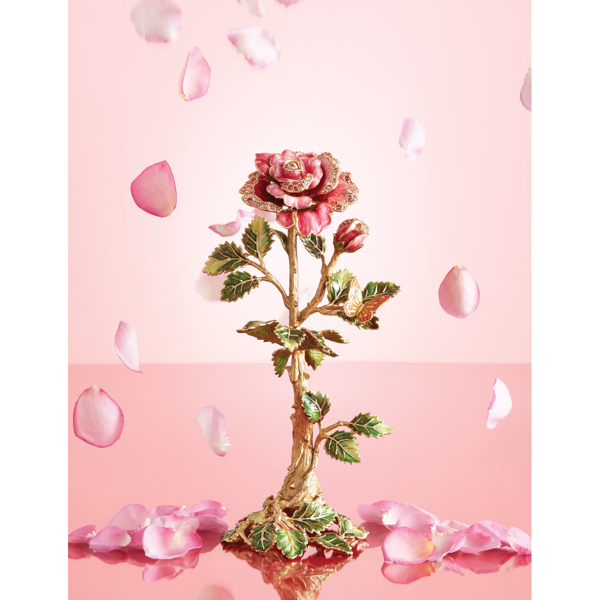 Jay Strongwater Eternity Rose Objet | Perigold