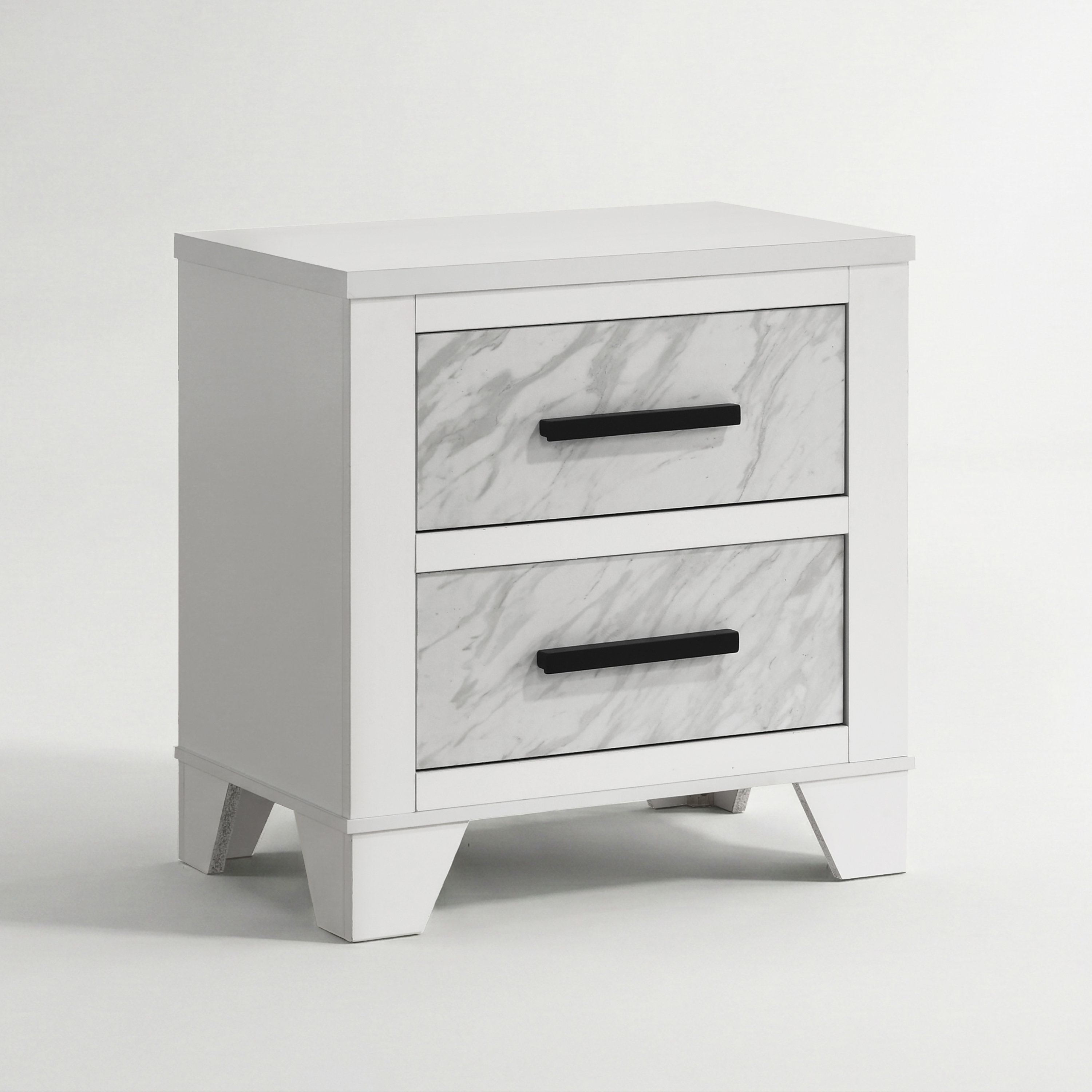 Ebern Designs Table de chevet 2 tiroirs Chauntel - Wayfair Canada