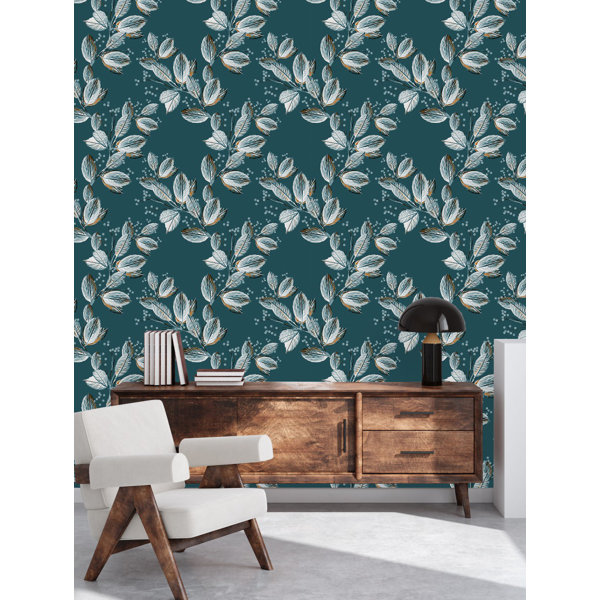 Red Barrel Studio® Howlan Floral Wallpaper - Wayfair Canada
