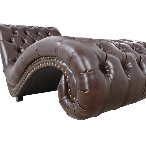 Canora Grey Gatlin Tufted Armless Chaise Lounge | Wayfair