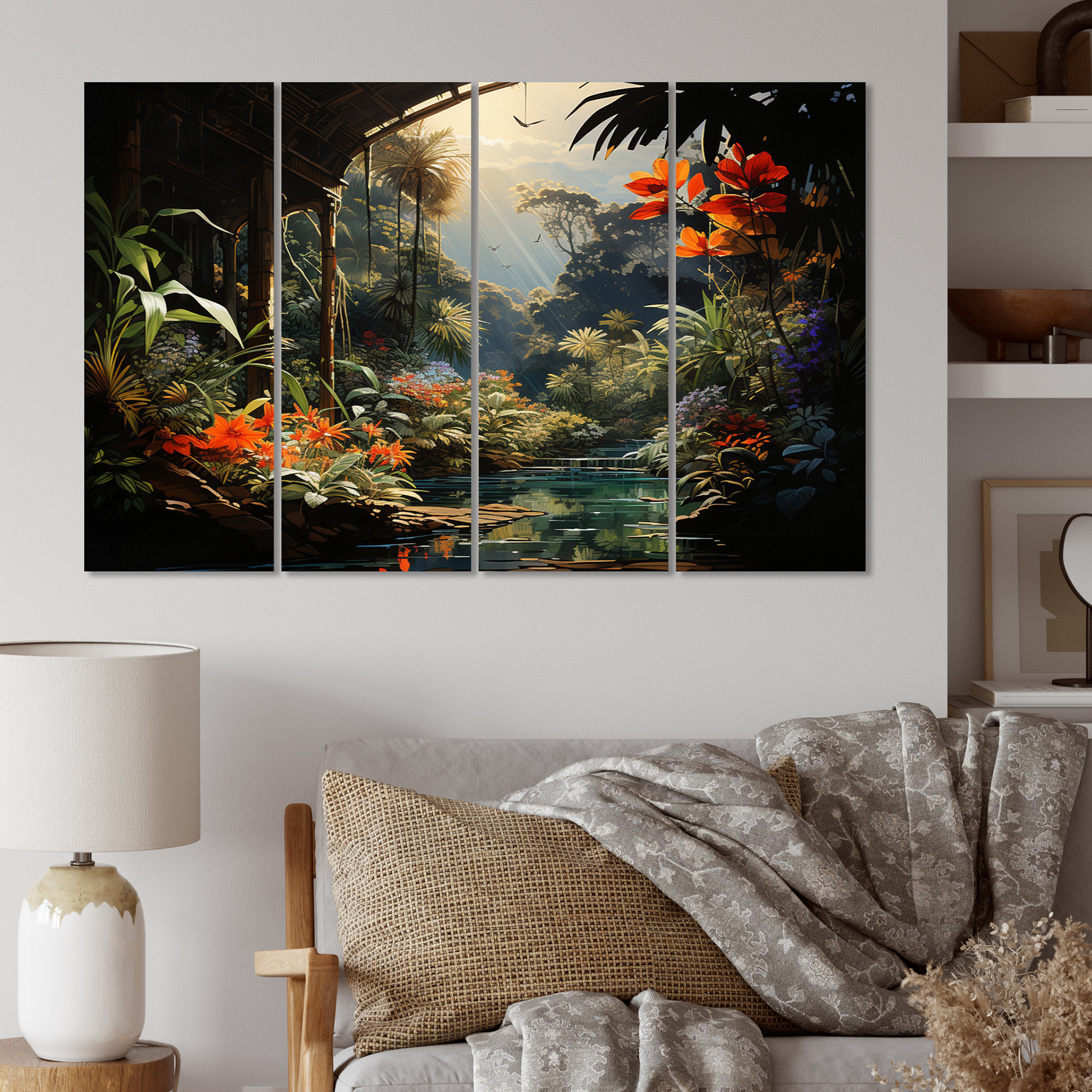 Bayou Breeze Vietnam Tropical Rainforest Reverie - Vietnam Metal Wall ...