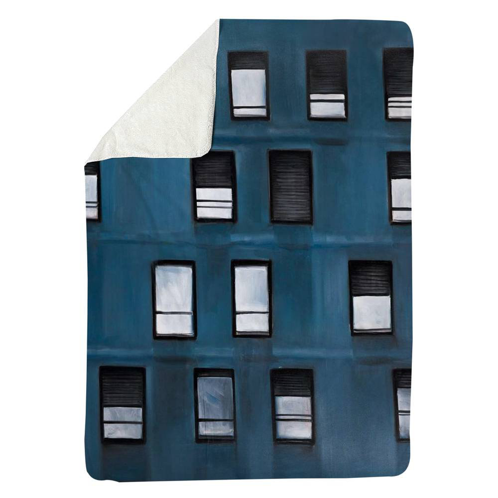 Begin Edition International Inc. Urban Building Fleece Blanket | Wayfair