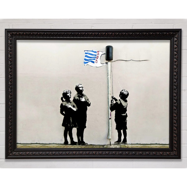 Bright Star Homage To The Tesco Flag Landscape - Single Picture Frame ...