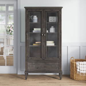 Birch Lane™ Kerey 75" H x 40" W Solid Wood Standard Bookcase & Reviews ...