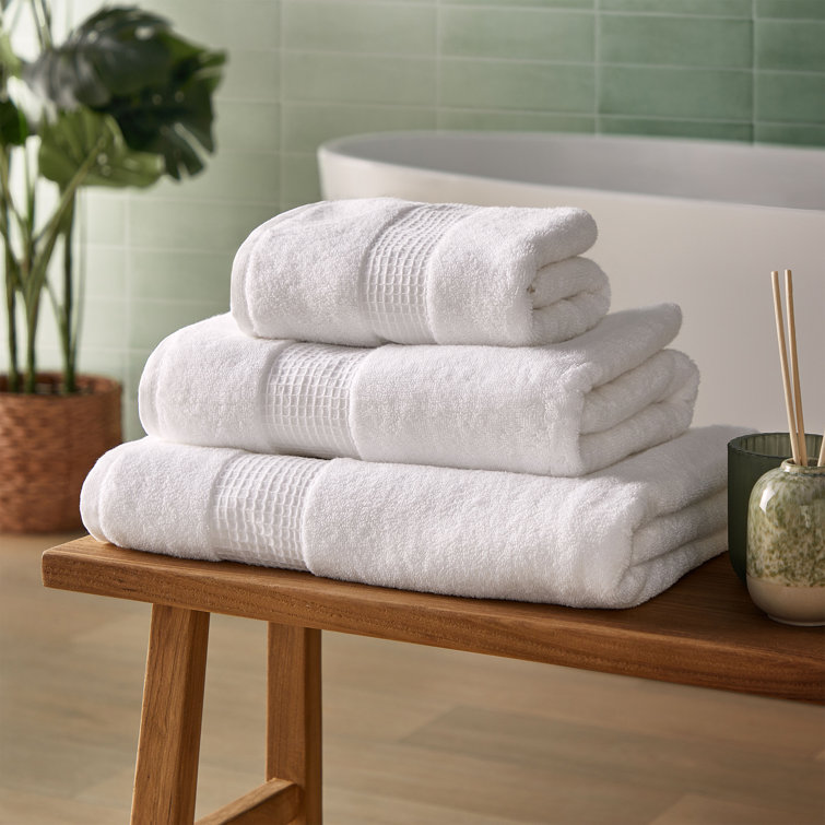 Silentnight Luxury Waffle Pure Cotton Bath Sheet | Wayfair.co.uk