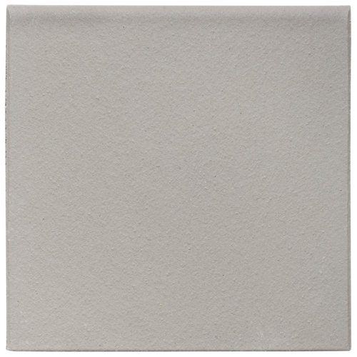 Merola Tile Quarry 6" x 6" Ceramic Bullnose Tile Trim in Gray | Wayfair