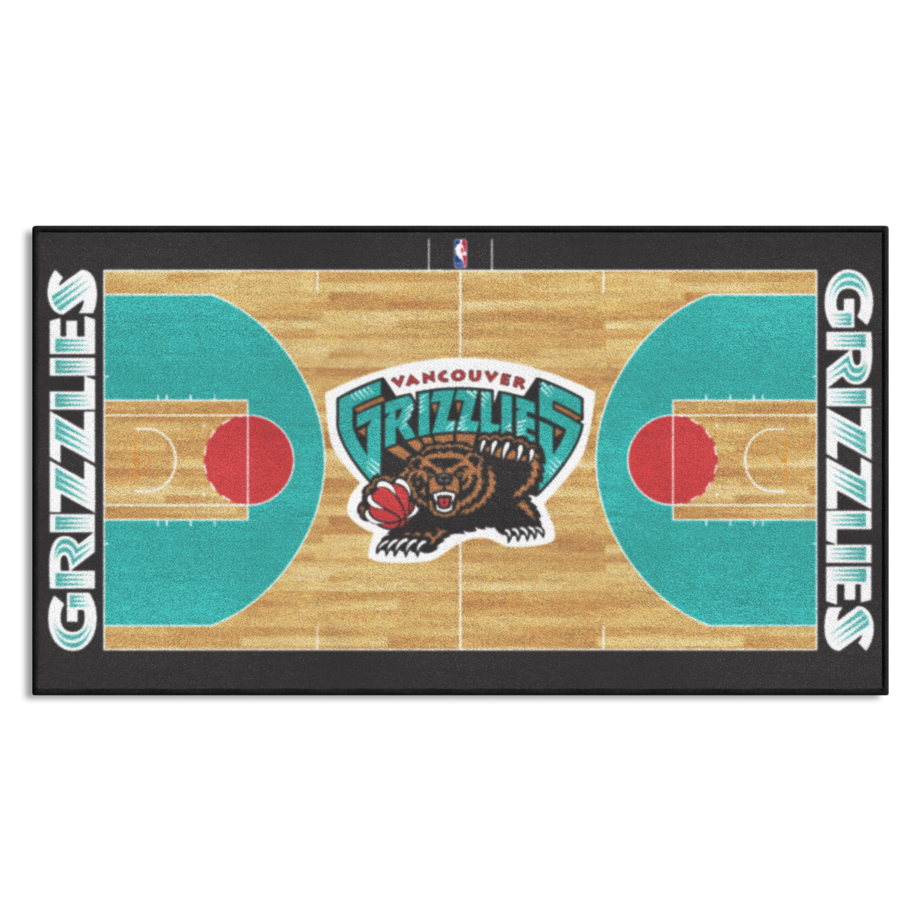FANMATS Vancouver Grizzlies_NBA Retro Vancouver Grizzlies Court Runner ...