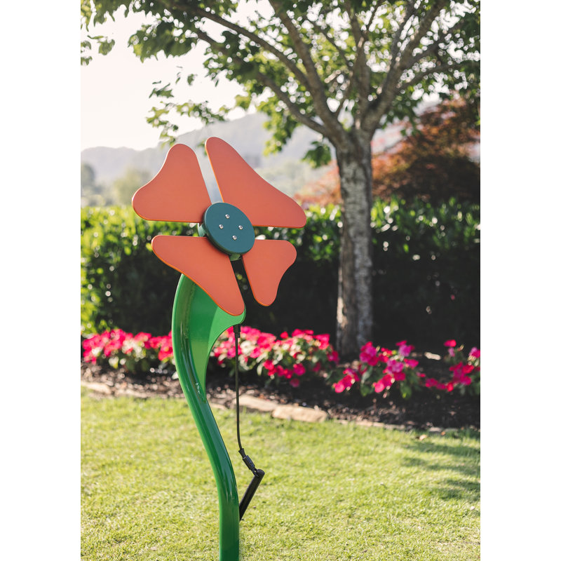 Freenotes Harmony Park Flower Metal Playground Panel with Activity ...