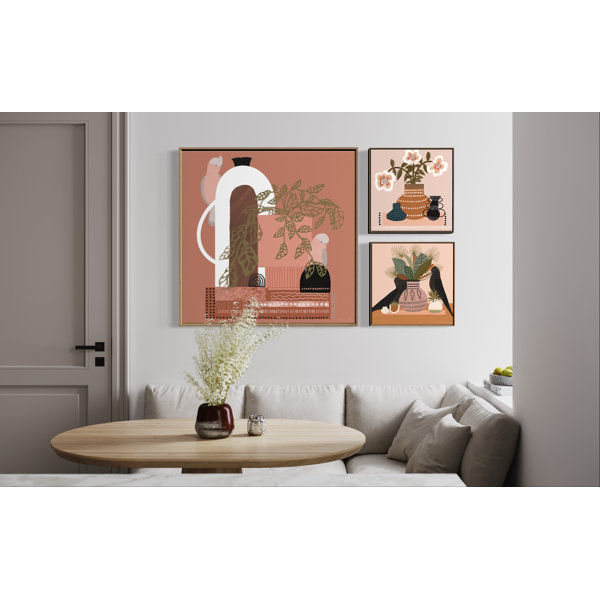 Rosalind Wheeler Three Daisies by Amanda Skye-Mulder - Painting on ...