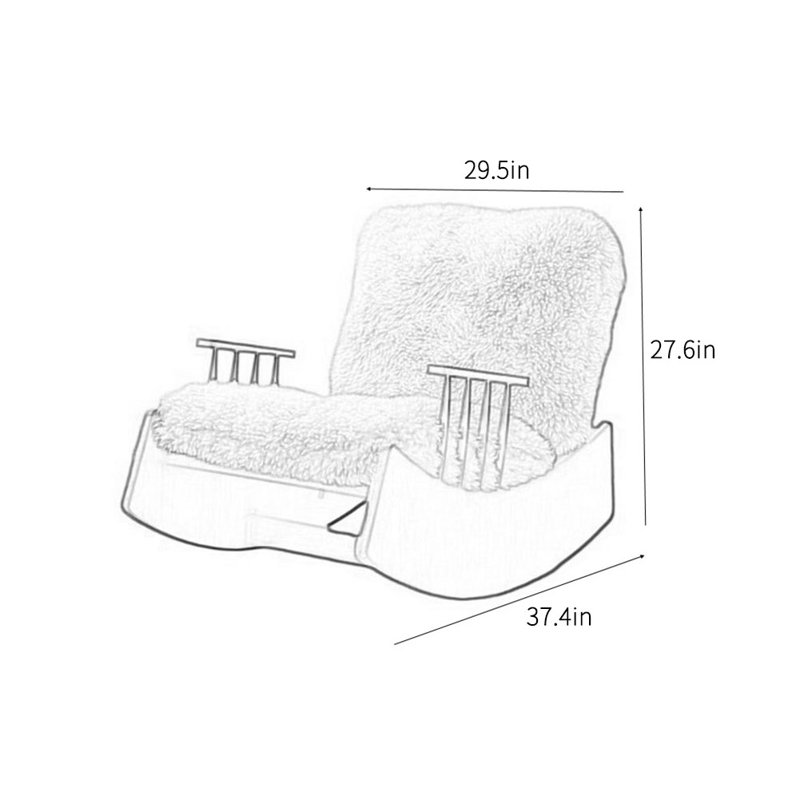 ChairVogue Vintage Single Creative Rocking Chair Solid Wood Rocking ...